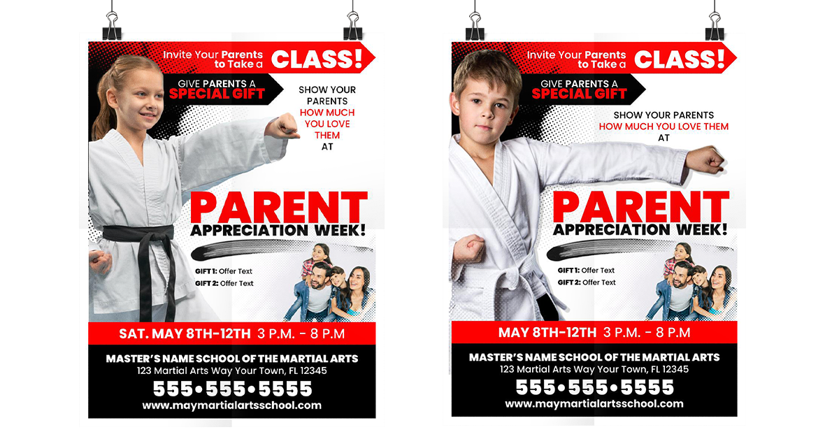 Parent Appreciation Week -Success - Atlas Martial Arts Software