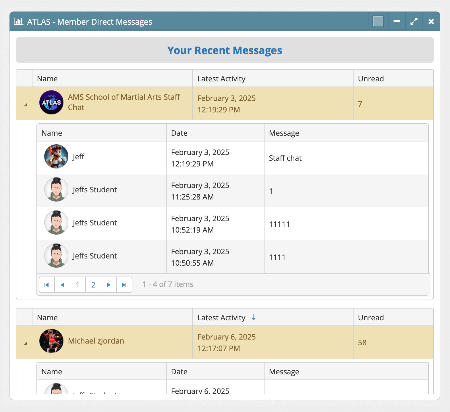 Member Direct - Atlas Martial Arts Software